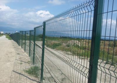 China 1.83m High V 3d Welded Wire Mesh Fencing Folded Galvanized Powder Coated Metal for sale