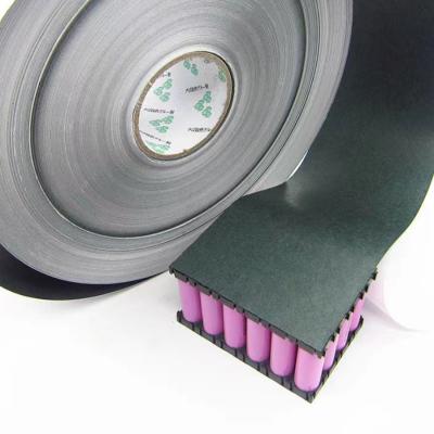 China 25mm x 100m 18650 Battery Insulation Fish Paper Barely Tape, Electric Insulating Paper for Battery Pack for sale