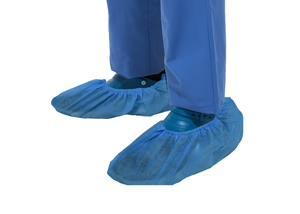 Disposable Non Woven Boot Cover Non Slip Booties Coverings 0