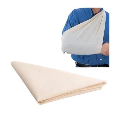 China Disposable Medical Cotton Triangular Bandage First Aid Triangle Bandage Non Woven Fabric for sale