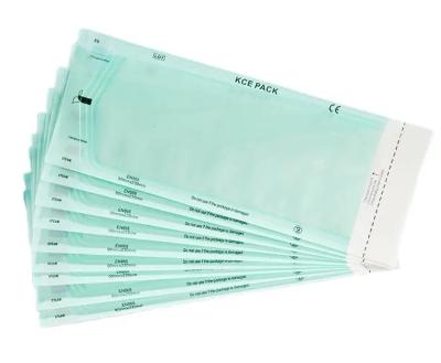 Cina 5.7 Cm X 13 Cm Sacco medico sterile confezionamento dentale peeling pack auto sigillo utilizzato per la sterilizzazione degli strumenti medici dentali in vendita
