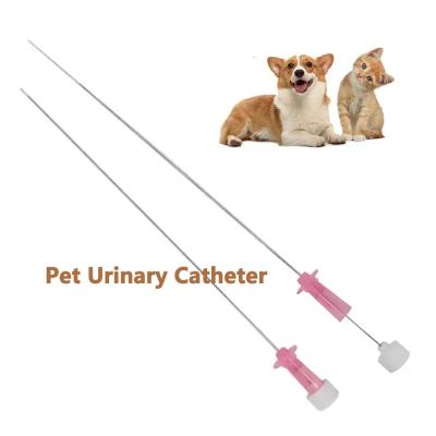 China Cat Urine Catheter with Stylet Veterinary Urinary Catheter Flushing Retaining for cat for sale