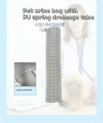 Cina Uso Veterinario per Cani e Gatti, Materiali di Consumo Chirurgici, Sacca per Cateterizzazione Urinaria in PVC Monouso, Incluso Tubo di Estensione e Cinghie, Veterinario in vendita