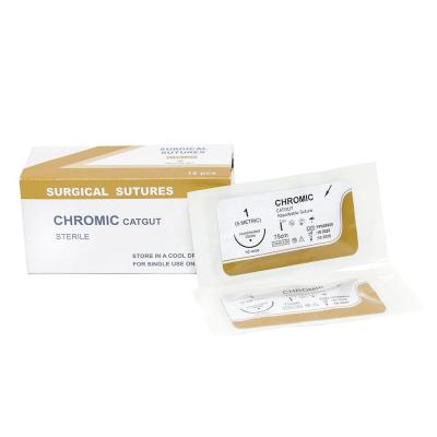 China Cirugía hospitalaria Sutiones quirúrgicas desechables con aguja PGA/pdo/sedas/nilón/catgut en venta
