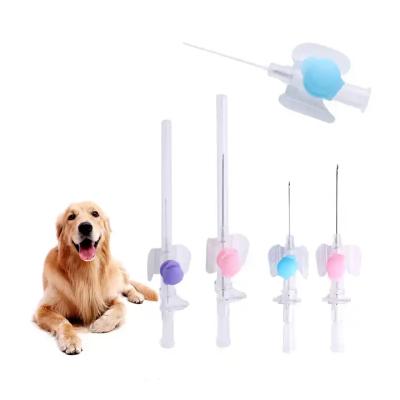 China ISO Certificate Disposable IV Cannula Intravenous Injection Needle Veterinary Catheter Butterfly Type IV Cannula for sale
