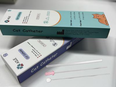 China TPU Cat Urinary Catheter with Stylet Flushing Retention Reducing Urinary Stones For Cat Urinary Care for sale