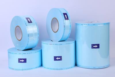 中国 200メートル/ロール 熱シール フラットリールバッグ 医療滅菌用 一貫したシーリング性能と絡まり防止設計 販売のため