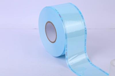 中国 200メートル/ロール 熱シール フラットリールバッグ 医療滅菌用 一貫したシーリング性能と絡まり防止設計 販売のため