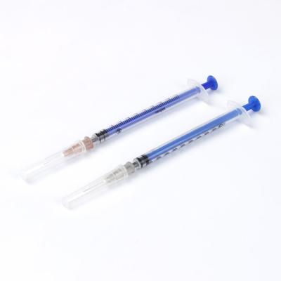 China 1ml Disposable Tuberculin Syringe with Blue Plunger for Precise Dosing Made from Medical Grade PP for sale