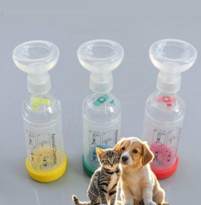 China Anti-Static Polymer Inhaler Spacer with Low-Resistance Valve and Visual Flow Indicator for Veterinary Aerosol Chamber for sale