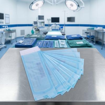 China 90*260mm Self Heat Sealing Sterilization Packaging Pouches Roll Sterilizer Pouch For Medical / Dental / Beauty Use PE+Medical for sale
