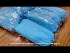 What are surgical shoe covers made of?