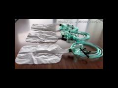 PVC Non Rebreathing Mask Transparent Non Toxic With Head Strap