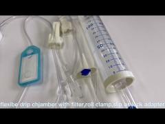 Flexible Medical Burette Latex Free Non Sterile With Filter