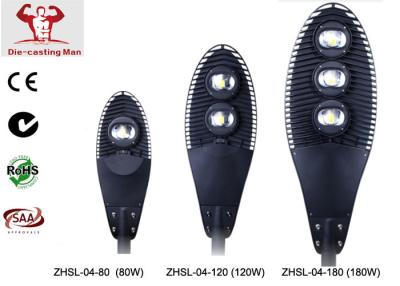 中国 Bridgeux Chips High Power Waterproof IP66 3pcs COB LED Street Light Die-casting Housing 150w 160w 170w 180w 販売のため