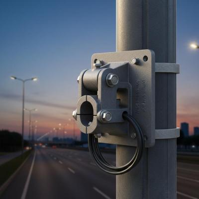 China Adjustable Pole Mounted adapter bracket outdoor led garden lights for major road Input wattage 30~120 for sale