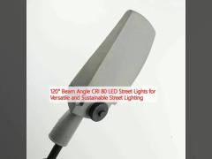 120° straalhoek CRI 80 Led straatlicht Behuizing veelzijdig Duurzaam