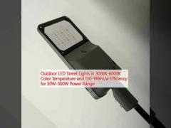 3000K-6000K Éclairage extérieur 130-190lm/W Efficacité 30W-300W