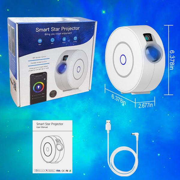 Luci astute del proiettore della stella del App di Wifi per il moodl della decorazione della stanza che ighting di base bianco della decorazione domestica