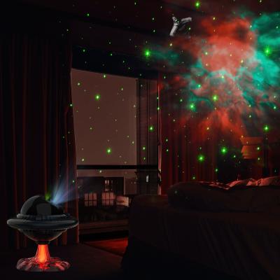 China De lichten van de de sterprojector van de UFOmelkweg voor verre zwarte van het het huisdecor van het ruimtedecor moodl de ighting Te koop