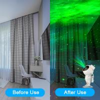 China Rotatable Astronaut Galaxy Star Projector with 17 Nebula Modes, 5W USB Power and 45/90 Minute Timer for sale