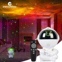 China Astronaut Galaxy Night Light Projector with 8 Star Cloud Modes, 86×76×125mm USB-Powered LED Projector for Home Decor for sale