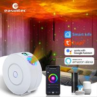 China WiFi Smart Galaxy Star Projector 5V USB ABS Bluetooth Nebula Lamp with Alexa Google Home App Control for sale
