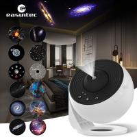 China Multipurpose Space Planetarium Galaxy Projector with 12 Film Discs 4K HD 360° Rotation USB Type-C for sale