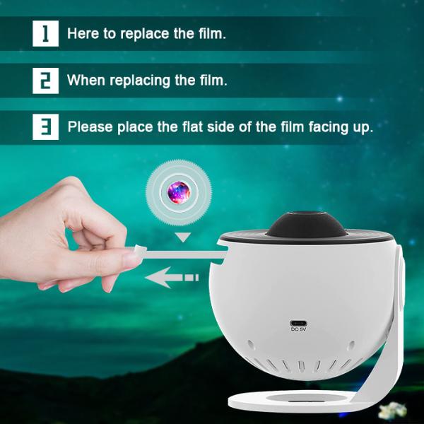 OEM Bedroom Planetarium Galaxy Projector With Timing Adjustable