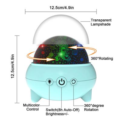 中国 寝室RGBの星プロジェクター動物、マルチシーンの人魚夜ライト プロジェクター 販売のため