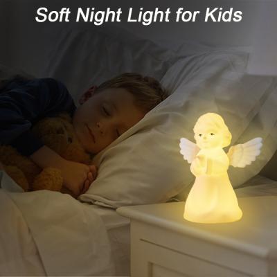 Cina Luce notturna multicolore Angel Shape Adjustable Brightness del silicone dell'OEM in vendita
