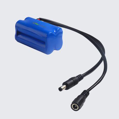 China 7.4V 12000mAh lithium battery for bicycle lamps for sale