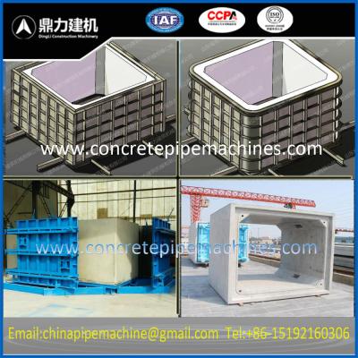 China concrete drain pipe culvert box mold for sale