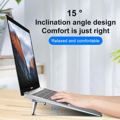 Cina Supporto di L26cm 48g Mini Invisible Portable Folding Laptop in lega di zinco in vendita