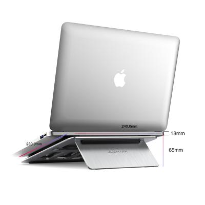 Cina supporto pieghevole portatile d'argento 4mm del computer portatile 490g densamente a 14 pollici in vendita