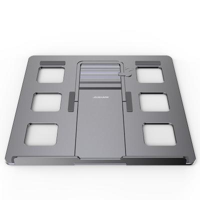 中国 11インチ252mmの幅の金属のラップトップの立場/携帯用折るラップトップの机 販売のため