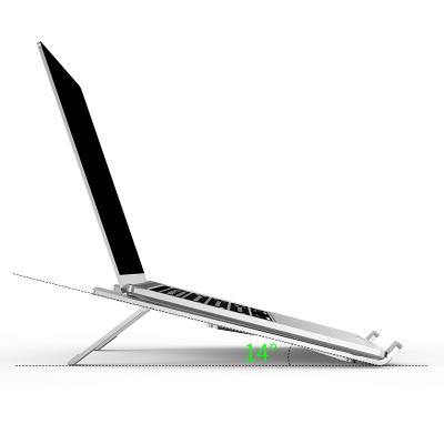 China 385g opvouwbare Draagbare Vouwbare Laptop Tribune Zilveren W257mm Te koop