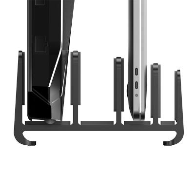 Cina supporto verticale di alluminio del computer portatile di 933g 38mm Thinckness dritto per Macbook in vendita