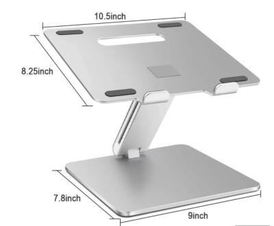 China Laptop van ROHS 17inches Bevindende Bureaustootbord/Metaallaptop Tribune Te koop