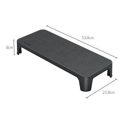 China montante preto do suporte do monitor do ABS 420g/suporte Desktop suporte de Iphone à venda