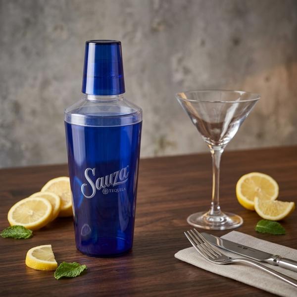 Quality BPA-free 600ml Capacity Dishwasher-safe Plastic Shaker for Cocktails and Smoothies for sale