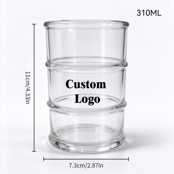 Quality 310ml Capacity Shatter Resistant Dishwasher Safe PC Bamboo Tumbler Plastic Beer Cup for sale