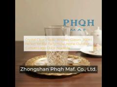 crystal clean plastic whiskey glasses 360ml perfect for bar party hotel home outdoor custom logo