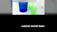 22oz Plastic Cocktail Shaker Leakproof Measurements