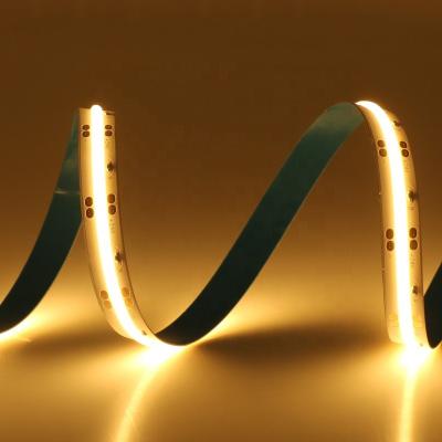 China DC 24V/12V 6mm Width Flexible COB LED Strip Light 6W 2700K 3000K 4000K 6000K  dot-free for sale