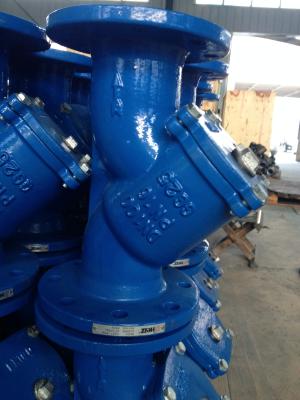 China 805-F DIN DUCTILE IRON Y STRAINER FLANGED ENDS for sale