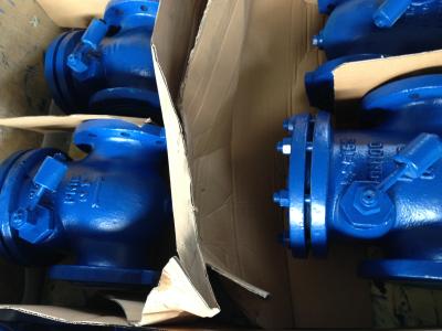 China 503-F ANSI CAST IRON CHECK VALVE flanged ends WITH HAMMER for sale