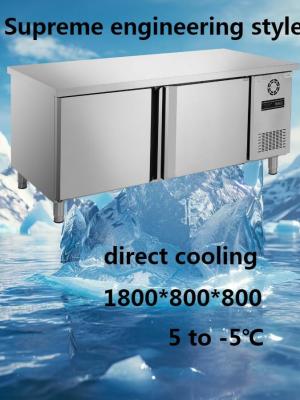 China Shop 2 Door Commercial Freezer Multipurpose Commercial Double Door Fridge Freezer for sale