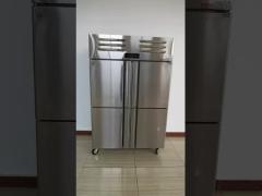 Precieze besturing Commerciële keuken vriezer Energiebesparende luchtgekoelde vriezer 1000L
