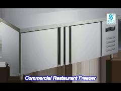 240V 2 deuren onderstaande vriezer 350L Meerdere functies Stabiele werking